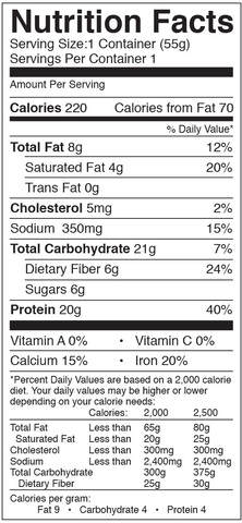 MM Choc Nutrition | Bodyfirst Nutrition