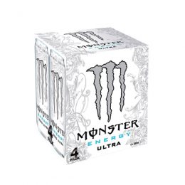 Monster Energy Drink Ultra White 4 Pack - Bodyfirst Nutrition